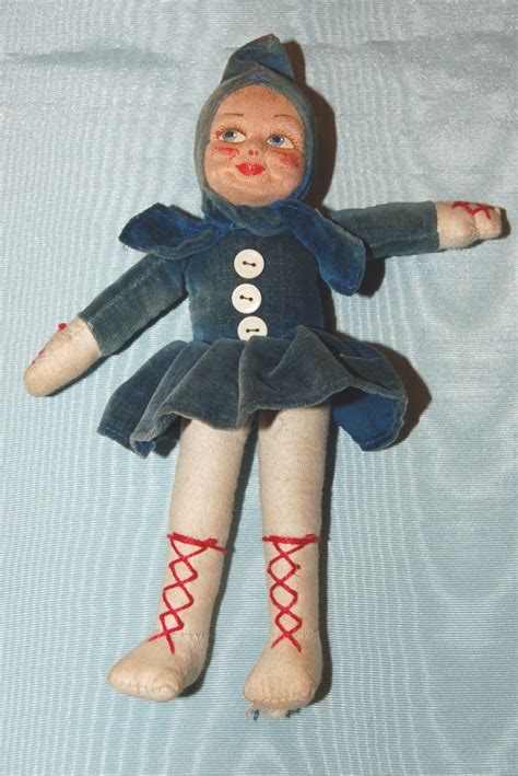 Norah Wellings Vintage Antique Pixie Doll C1930 1940 Antique Price Guide Details Page