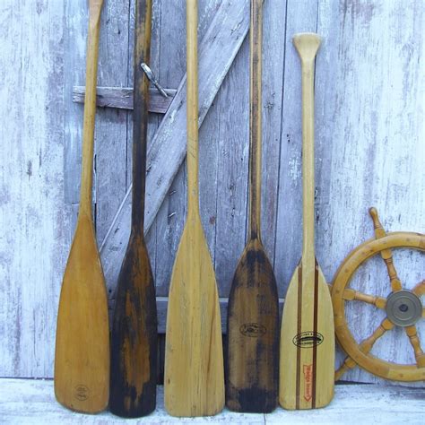 Wood Oars Etsy