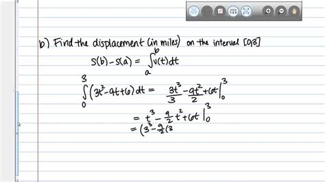 Displacement Formula Calculus