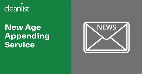 Announcing New Age Append Service