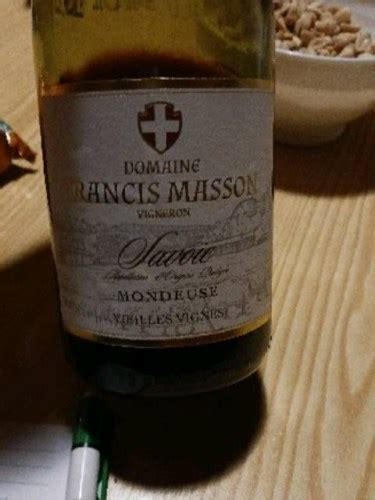 Francis Masson Vieilles Vignes Mondeuse Vivino Us