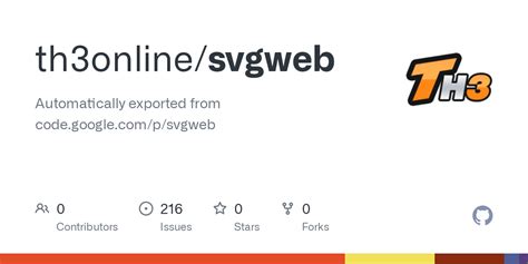 GitHub Th Online Svgweb Automatically Exported From Code Google P Svgweb