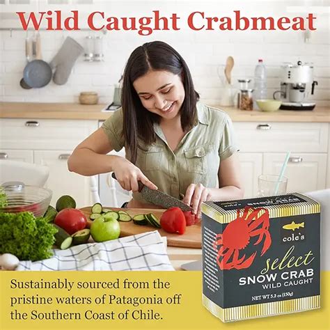 Coles Select Snow Crab Meat Wild Caught From Patagonian Waters Of