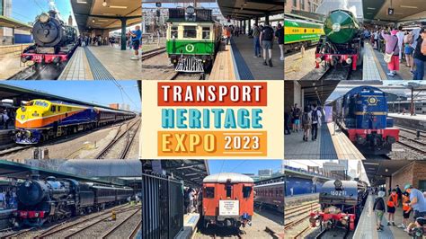 Transport For Sydney Vlog 708 Transport Heritage Expo 2023 Heritage Trains Displays Youtube
