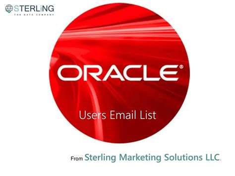 PPT Oracle ERP Users List PowerPoint Presentation Free Download ID 7612840