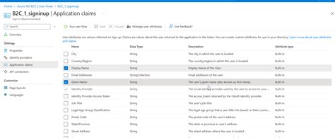 Azure Ad B C Run User Flow Doesnt Return Token With Claims On It Stack Overflow