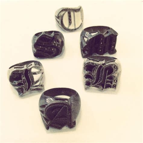 Begizmo On Instagram “old English Text Mt Font Ring Brass Ring