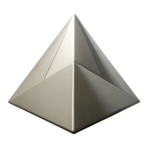 Rare Coastal Geometric Silhouette Of A Pyramid Symmetrical Scalable Minimal Design With