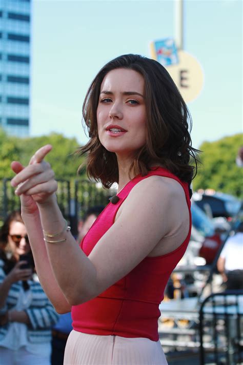 Megan Boone On The Set Of Extra In Universal City Hawtcelebs