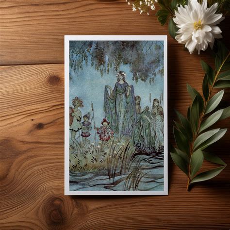 Arthur Rackham Comus Illustration Card Or Print Etsy