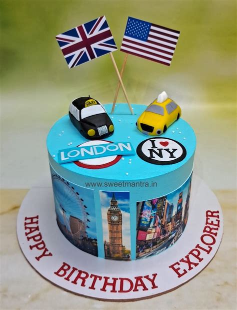 Travel Theme Custom Cake Bespoke Cakes For Travel Lover In Pune Pcmc