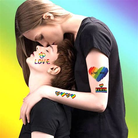 Gay Pride Arm Tattoos