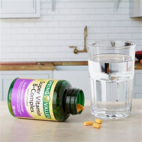 Spring Valley Super Vitamin B Complex Tablets Dietary Supplement 250 Tablets Frys Food Stores