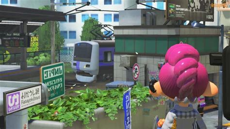The 16 04 Inkadia Express Service From Splatsville Just Arrived At Inkopolis Station R Splatoon