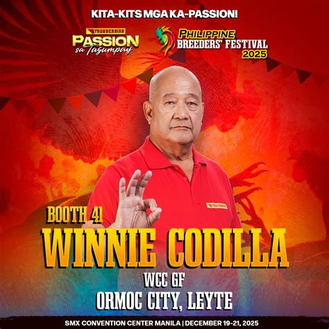 Thunderbirdph Booth 41 Winnie Codilla Abangan Ang Thunderbird Kasama Si Sir Winnie