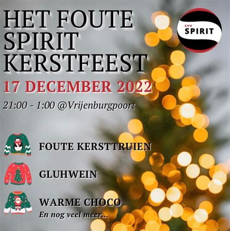 Het foute Spirit Kerstfeest – CVV Spirit