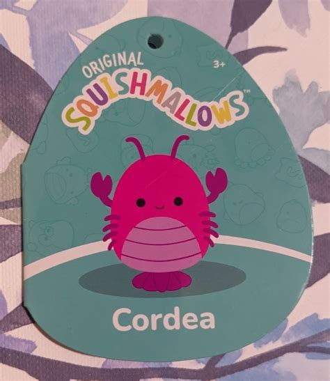 Cordea The Lobster Squishmallows Sealife Squadapp