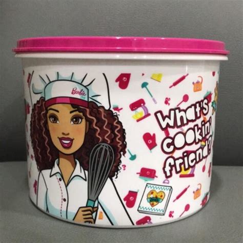 Tupperware Barbie Canister 1pc Shopee Malaysia