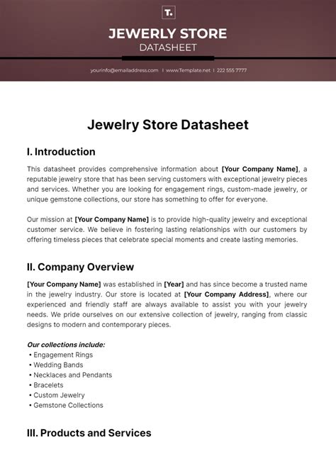 Free Sales Sheet Templates Editable And Printable