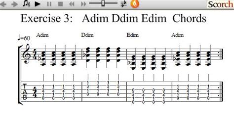 Adim Ddim Edim Chord Exercise