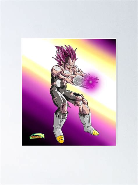 Vegeta Ultra Ego Poster For Sale By Tavpictures Redbubble