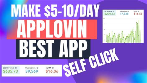 best applovin self click app 2023 applovin high ecpm self click app