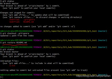 Git操作 将modified状态文件回退到unmodified状态git Modified还原 Csdn博客 Git操作 将modified状态文件回退到unmodified状态git Modified还原 Csdn博客