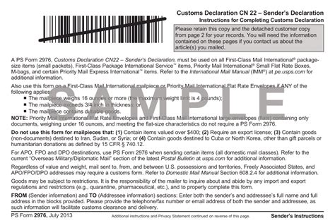Ps Form 2976 Fill Out Sign Online And Download Printable Pdf Templateroller