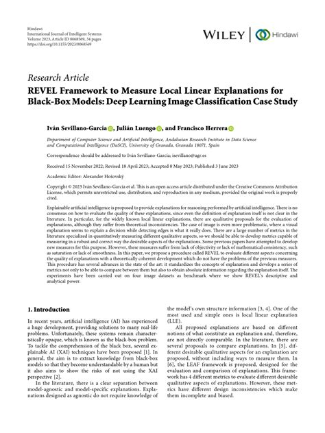 pdf revel framework to measure local linear explanations for black
