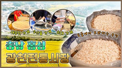 사람 사는 맛과 정이 가득한 광천전통시장 😍 충남 홍성 6시n내고향 Kbs대전 방송 Youtube