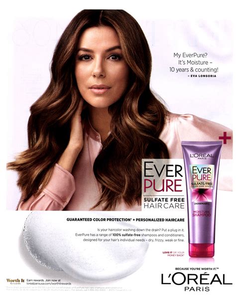 Eva Longoria For Loreal 10 Years Celebrity Fashion And Perfume