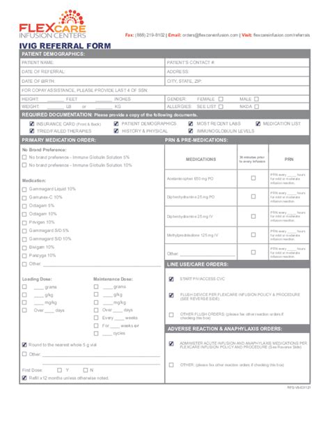 Fillable Online Referral Forms Accredoreferral Forms Accredoinfusion