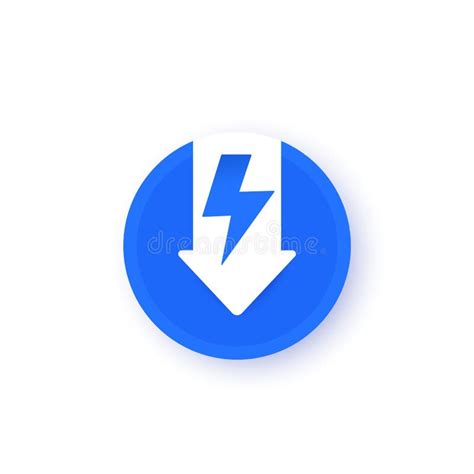 Power Consumption Reduction Vector Design Stock Vector Illustration