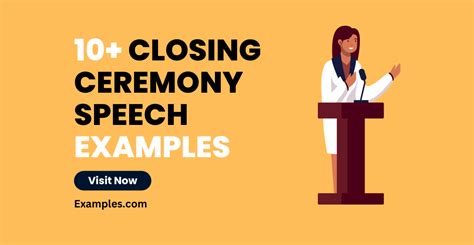 13 Closing Ceremony Speech Examples To Download