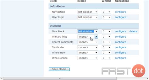 Manage Blocks In Drupal