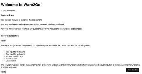 angular movie rating form codesandbox