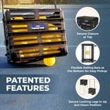 Tourna Pickleball Caddy Deluxe Portable Indooroutdoor Equipment With
