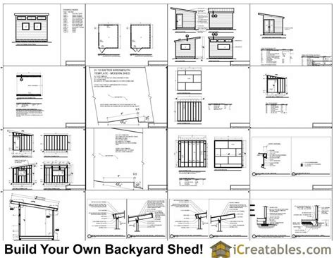 Building A Shed Floor Plans