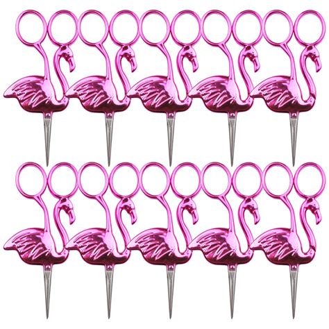 Jubileeyarn Flamingo Craft Embroidery Scissors Pink 10 Pairs