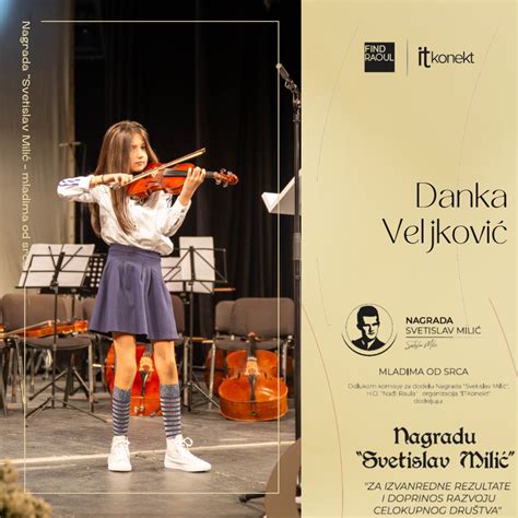 Danka Veljković Mlada Violinistkinja Iz Niša Dobitnica Specijalnog