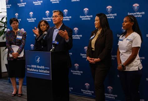 Becerra Unveils New Program For Health Care Workers At Event In Oakland