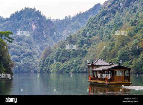 Baofeng Lake In Wulingyuan Scenic Area Is A Unesco World Heritage Site