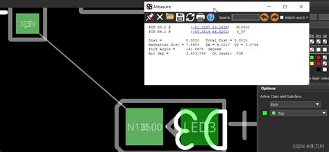 cadence allegro 17 4学习记录开始19 pcb editor 17 4软件测量距离和查询操作 cadence测量距离 csdn博客
