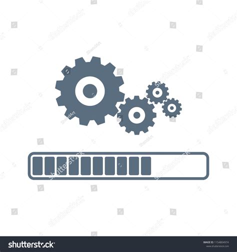 Vektor Stok Update Sistem Ikon Vektor Memuat Proses Tanpa Royalti 1154804974 Shutterstock