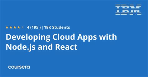 Developing Cloud Apps With Nodejs And React Coursya
