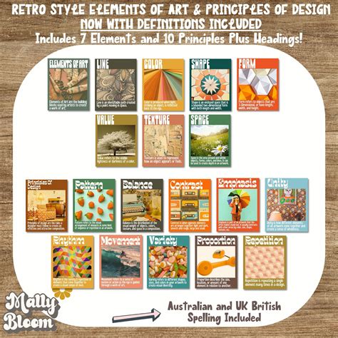 Elements And Principles Posters Elements Of Art Poster Etsy