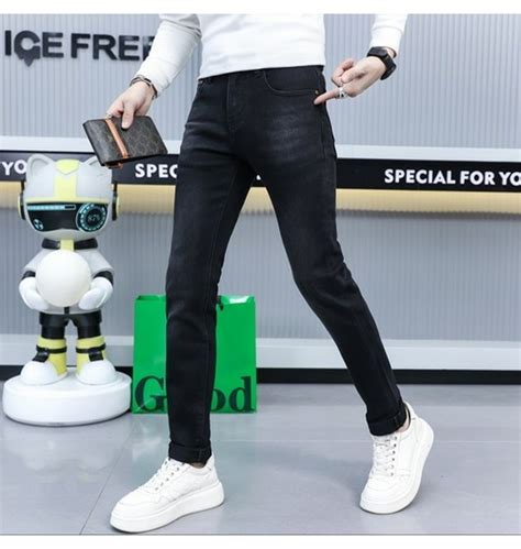 엘럽 남자 일자핏 청바지 다크 데님팬츠 슬림 스몰 스트레이트 추동 도톰 가을 캐주얼팬츠 원템4 티몬