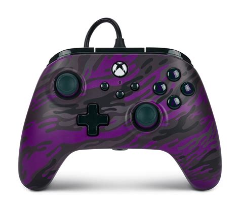 Powera Advantage Wired Controller For Xbox Series Xs Purple Camo