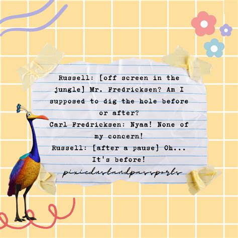 33 Russell From Up Quotes To Make You Laugh Out Loud