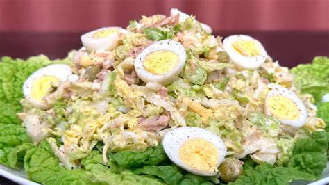 Салат с тунцом, от которого сложно оторваться! Очень вкусный САЛАТ на ...